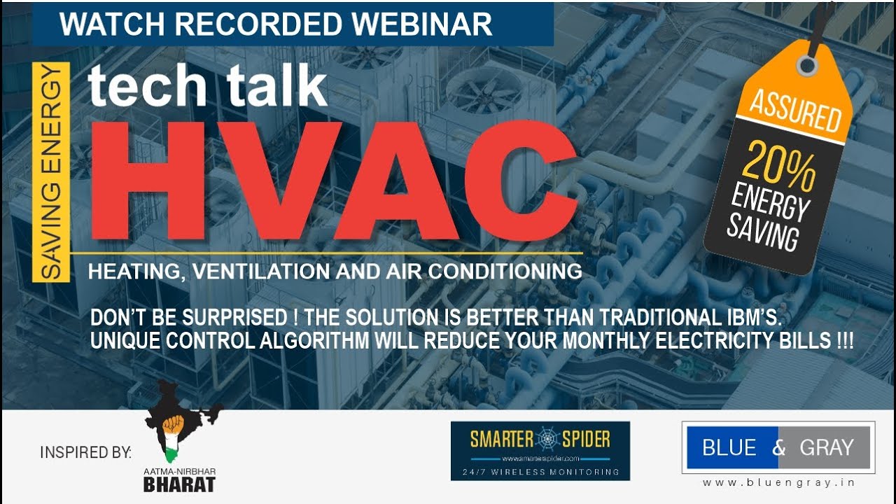 HVAC ENERGY SAVING SOLUTIONS By Smarter Spider - YouTube
