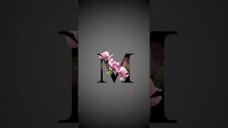 Letter M #wallpaper #letterart #letterM #wallpaper #shorts