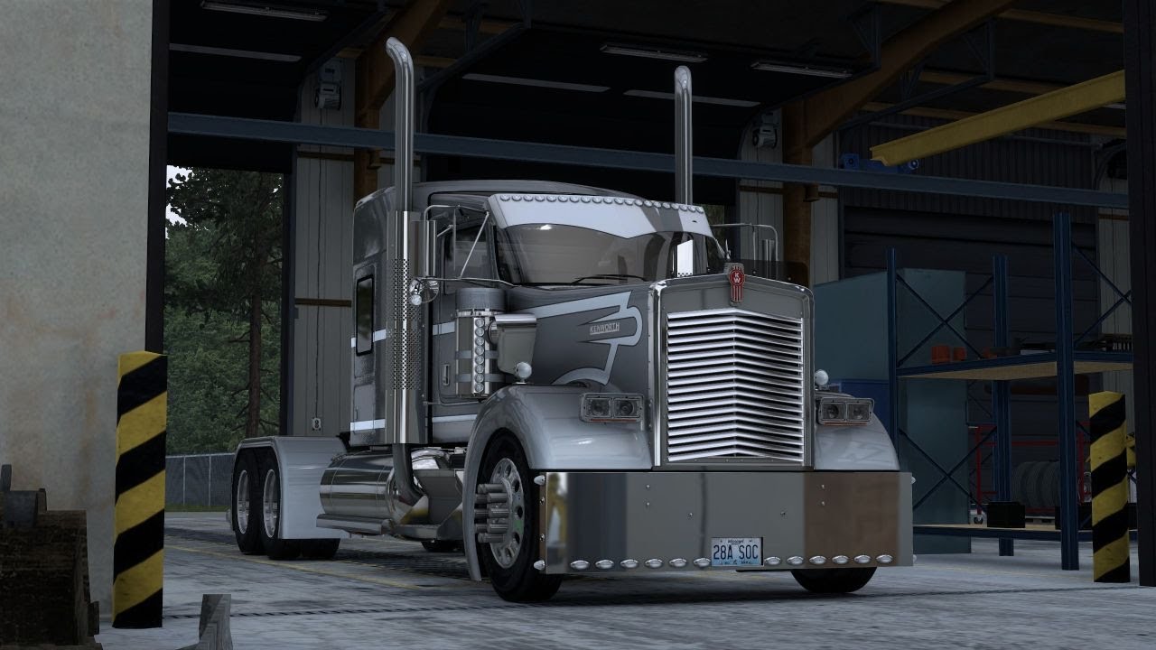 American Truck Simulator LIVE | Jon Ruda W900 + Zeemods 3406B Cat ...