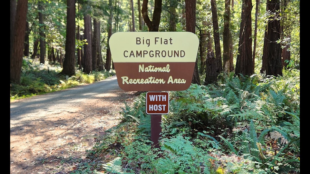 Walk around Big Flat Campground in the Six Rivers National Forest - YouTube