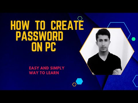 How to create password on computer//pc // How to set a password on pc ...