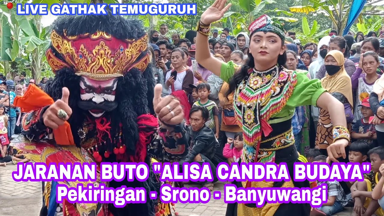 SUNARTO FEAT ABELIA JARANAN BUTO ALISA CANDRA BUDAYA LIVE WISATA GATHAK ...