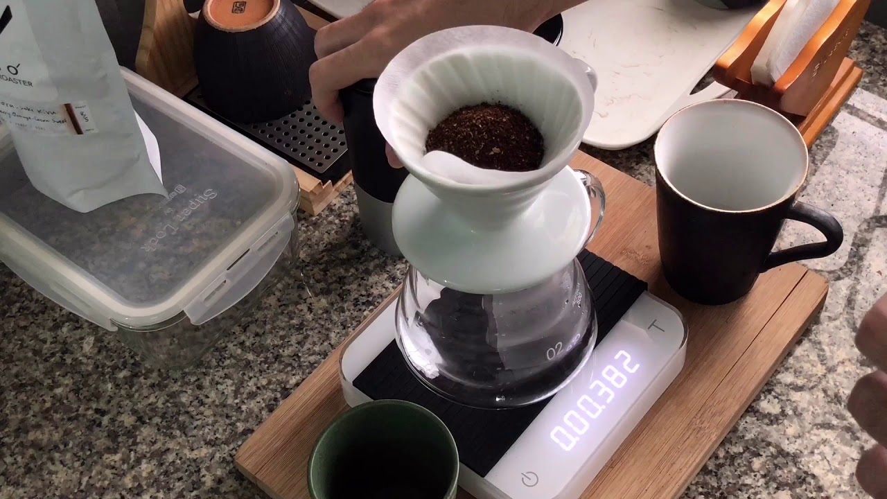 Coffee Vlog 08: Rwanda - Nkora Lake Kivu (washed) | V60 Dripper - YouTube