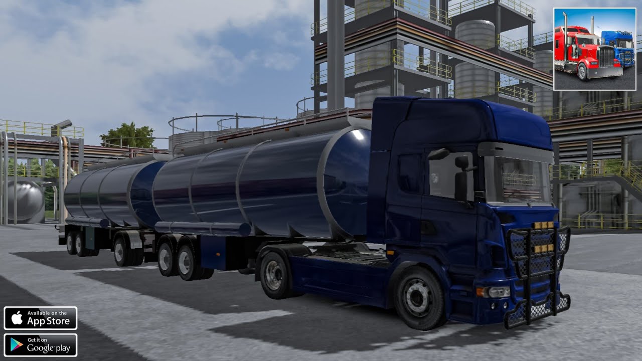 🚛 Scania R with Double Tanker Trailers | Universal Truck Simulator ...
