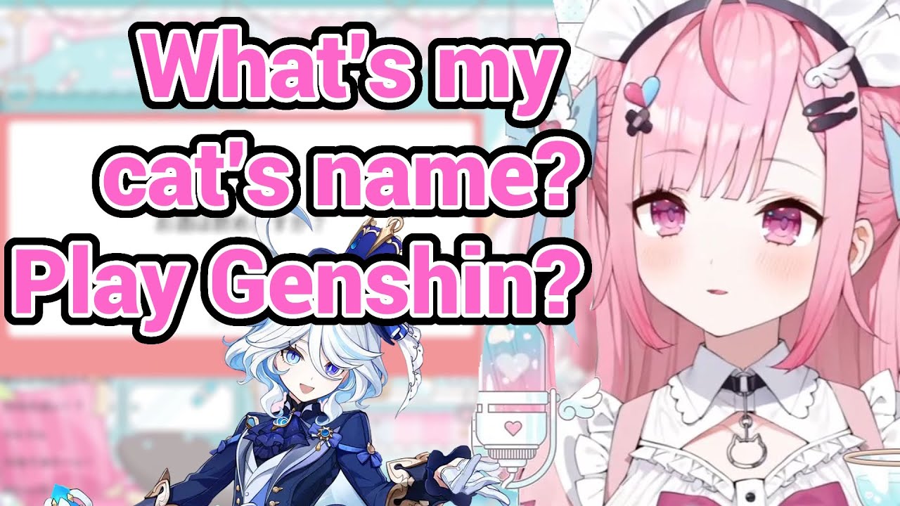 Sakuna Reveal Her Cat's Name and Answer About Playing Genshin - YouTube