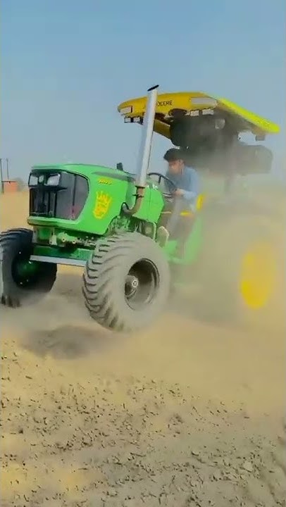 Fully modify John Deere 5050D tractor stunt video with high end system#shorts #ytshorts - YouTube