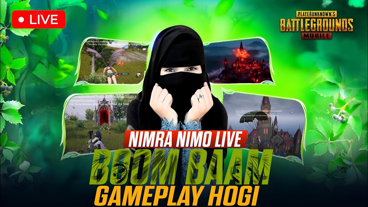 🛑NIMRA NIMO LIVE🛑 PUBG MOBILE GIRL ONLY RUSH GAMEPLAY HOTI HY GYZZ - YouTube