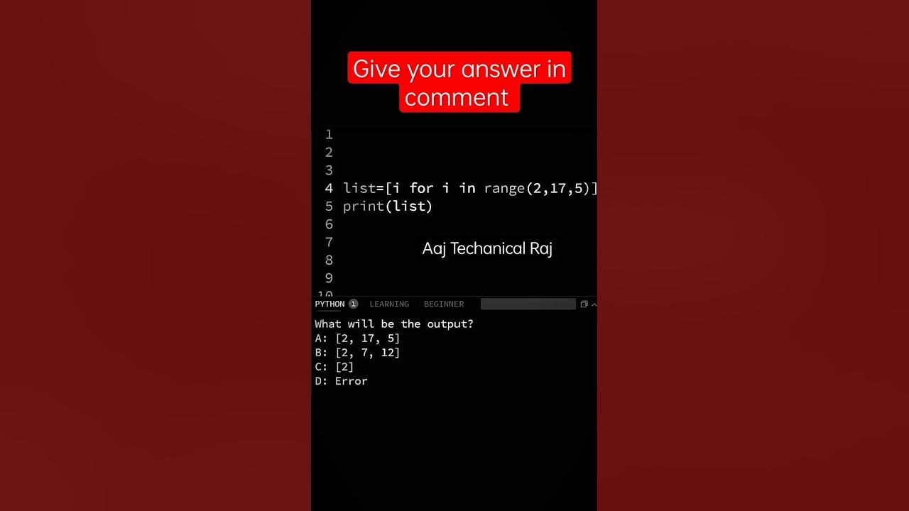 Part 5 😯python Coding Questions Ytshort Shortsvideo Pythonprogramming Ytshortvideo Python Youtube