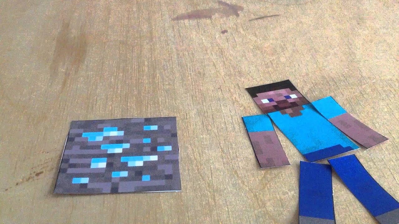 Minecraft papercraft 2D movie [OLD] - YouTube