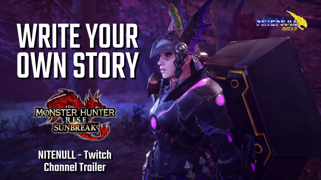 "Write your own story" - MH Rise: Sunbreak / Twitch channel Trailer - YouTube