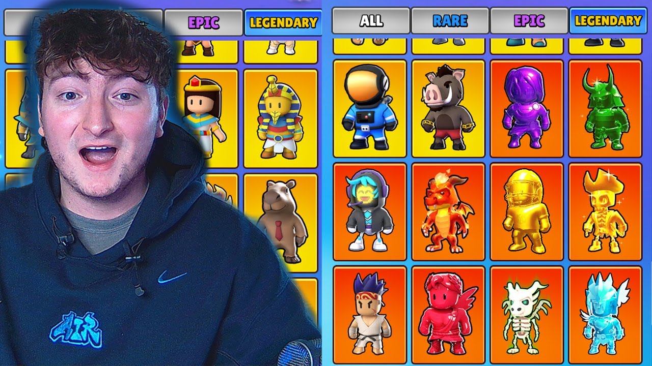 I Have EVERY SKIN in Stumble Guys 100% - YouTube