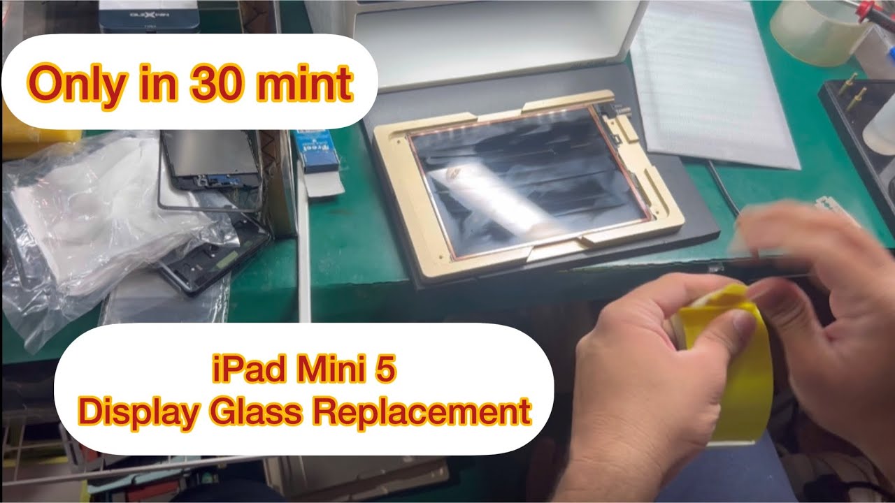iPad Mini 5 Lcd Glass Repair | How to Replace/Change iPad Mini 5 ...