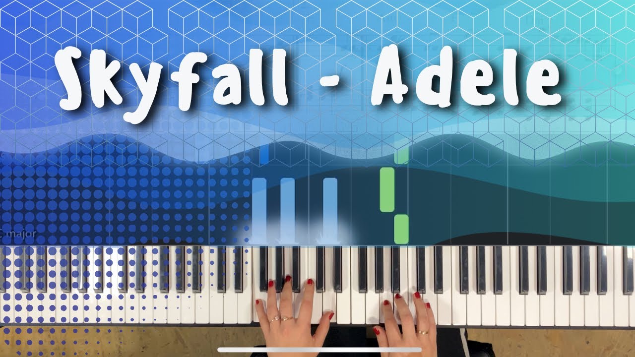 Skyfall - Adele easy piano version - YouTube
