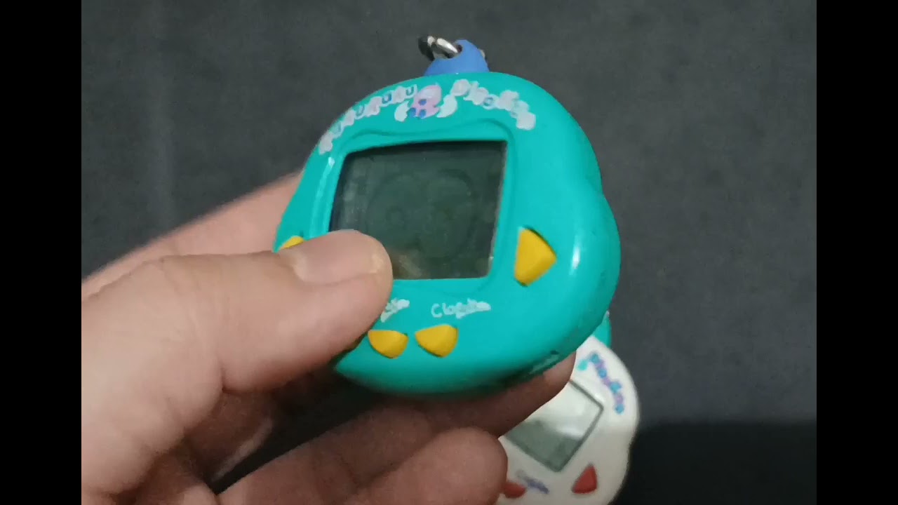 Tamagotchi Raku Raku Dinokun white - green TESTED - YouTube