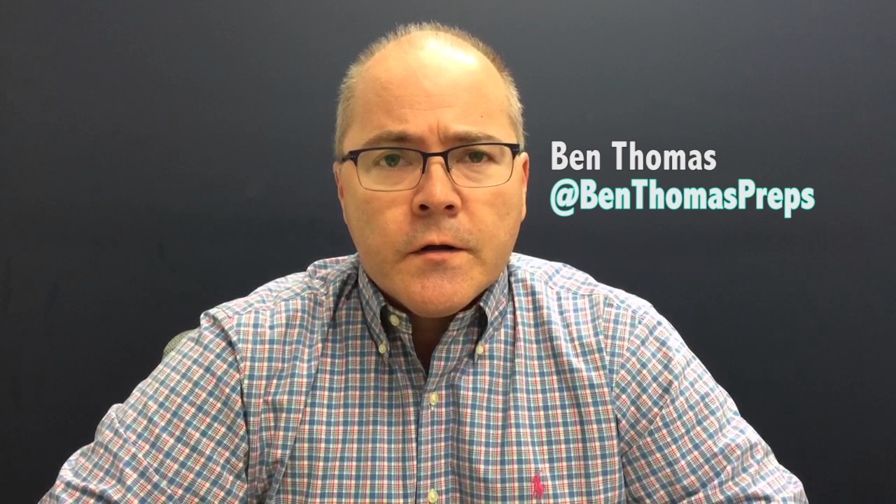 Ben Thomas talks McGill-Toolen football at Super 7 - YouTube