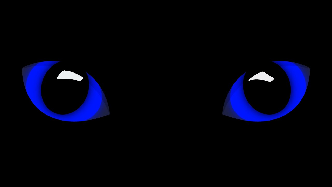 Helmet eyes - Animated Spooky Blue Eyes - YouTube