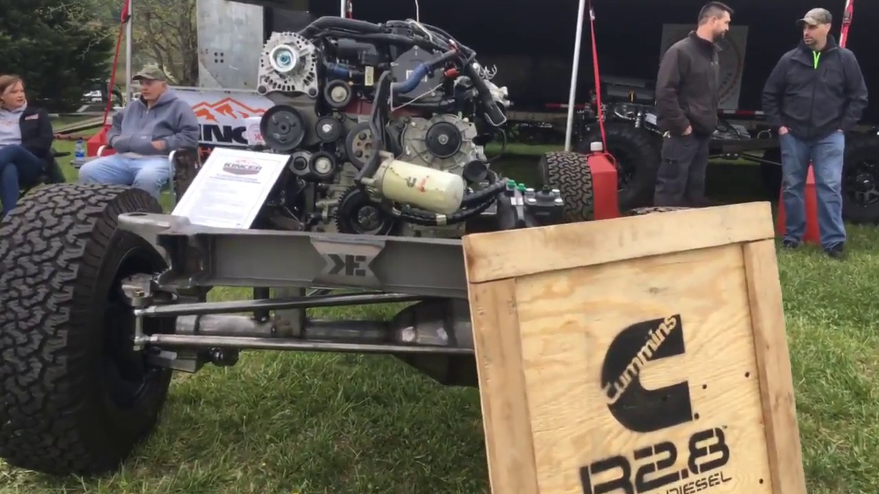 Kincer Chassis' Cummins R2.8 Early Bronco Project! - YouTube