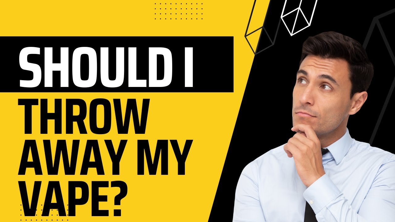 SHOULD I THROW AWAY MY VAPE? | Isaac Answers - YouTube