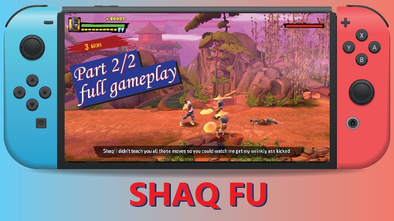 SHAQ FU - FULL GAME PLAY [2/2] NINTENDO SWITCH GAMEPLAY - YouTube