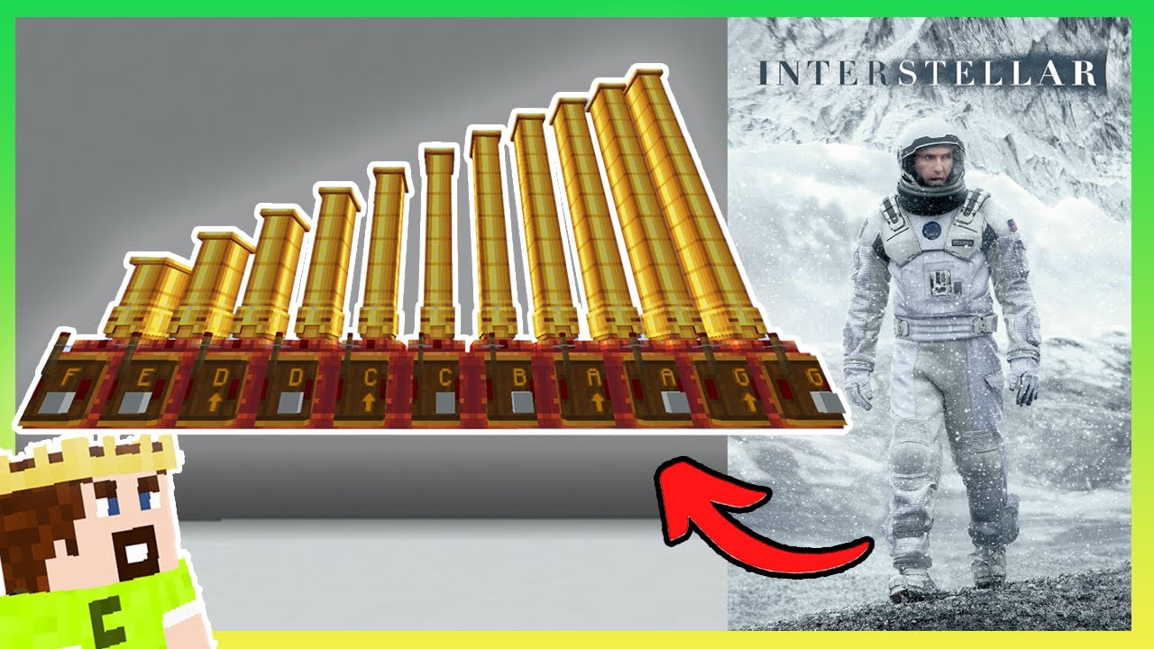 INTERSTELLAR Song in MINECRAFT (Create Mod) - YouTube