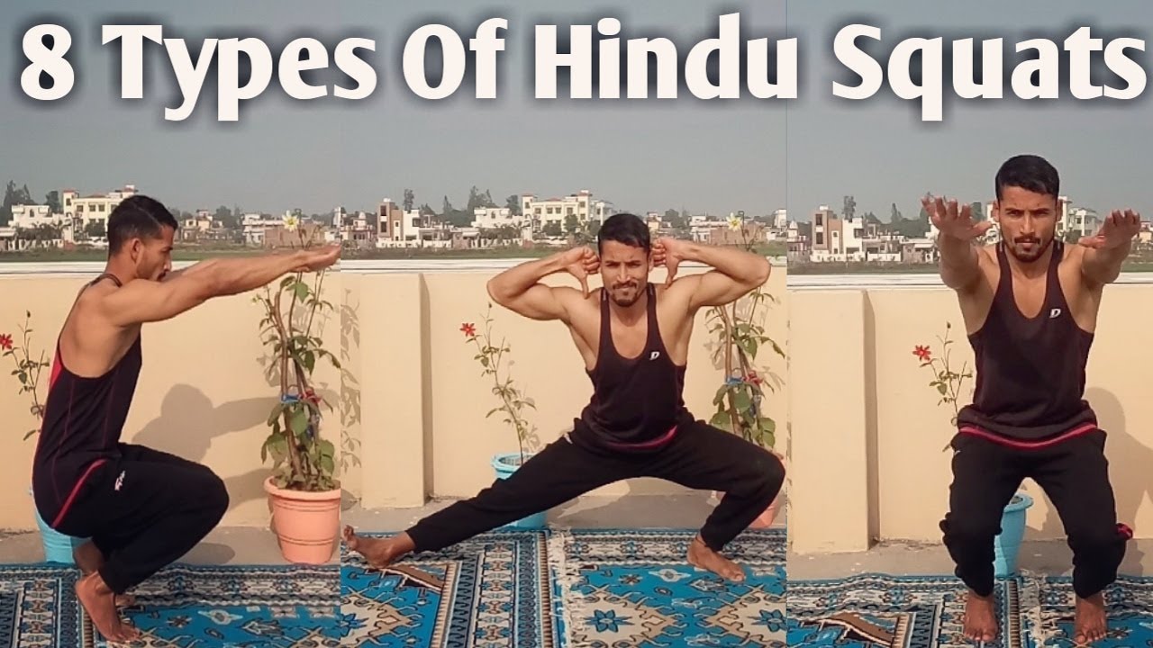 Indian Traditional Workout| Hindu squats| 8 Types of Hindu Squats| Desi ...