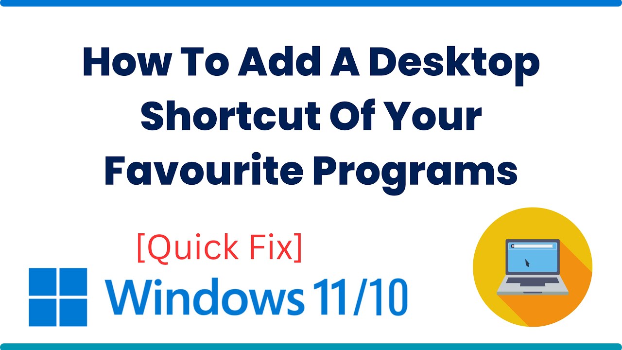 How To Add A Desktop Shortcut Of Your Favourite Programs In Windows 10 YouTube how-to-add-a-desktop-shortcut-of-your-favourite-programs-in-windows-10-youtube