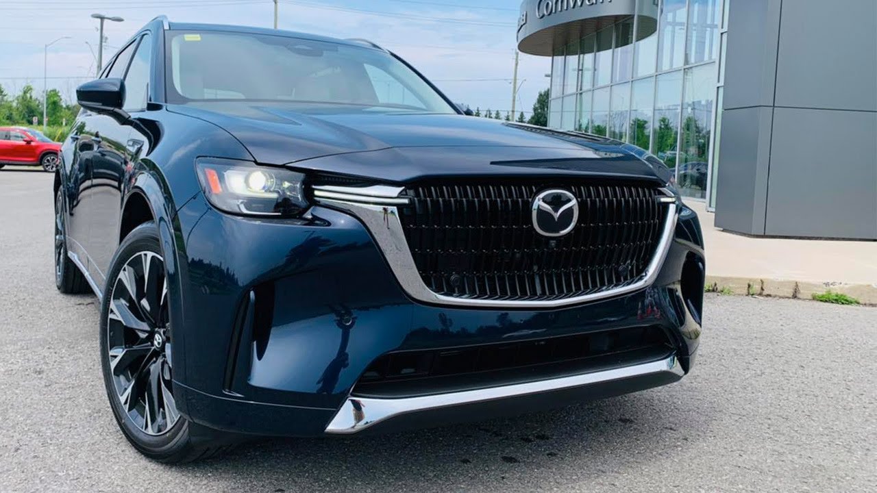 All New 2024 Mazda CX90 Color Black First Look - YouTube