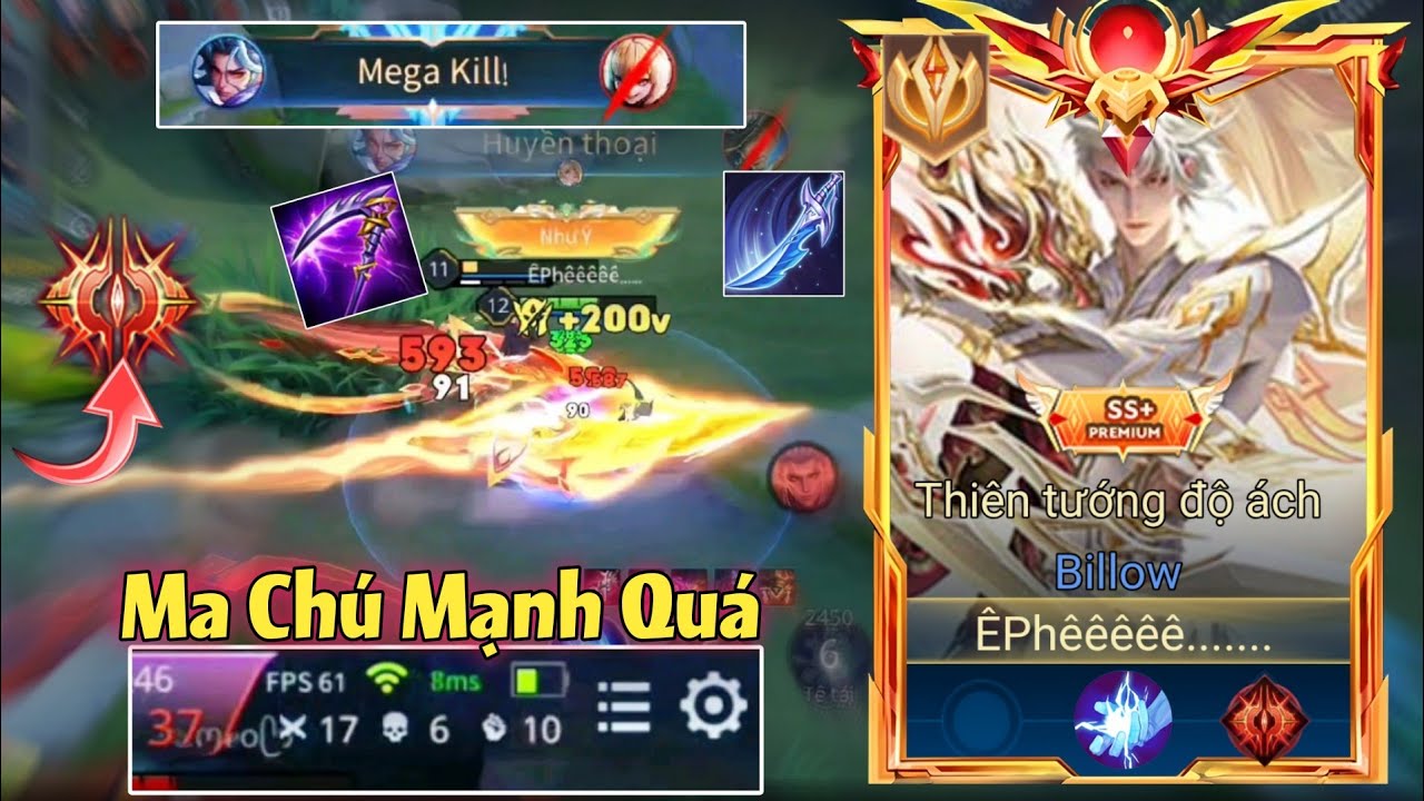 " Cách Chơi Billow " Ra Vào Hợp Lý Ăn ngay Megakill Ganh Lun Cả Team ...