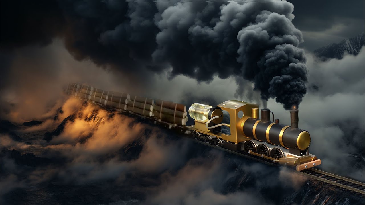 Live Steam Train with Twin-cylinder Single-acting Oscillating Steam ...