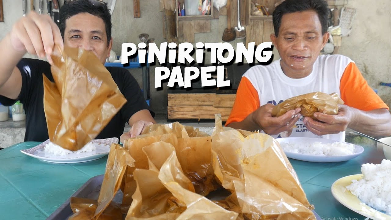 FRIED PAPER BAG WITH MANOK INSIDE - YouTube