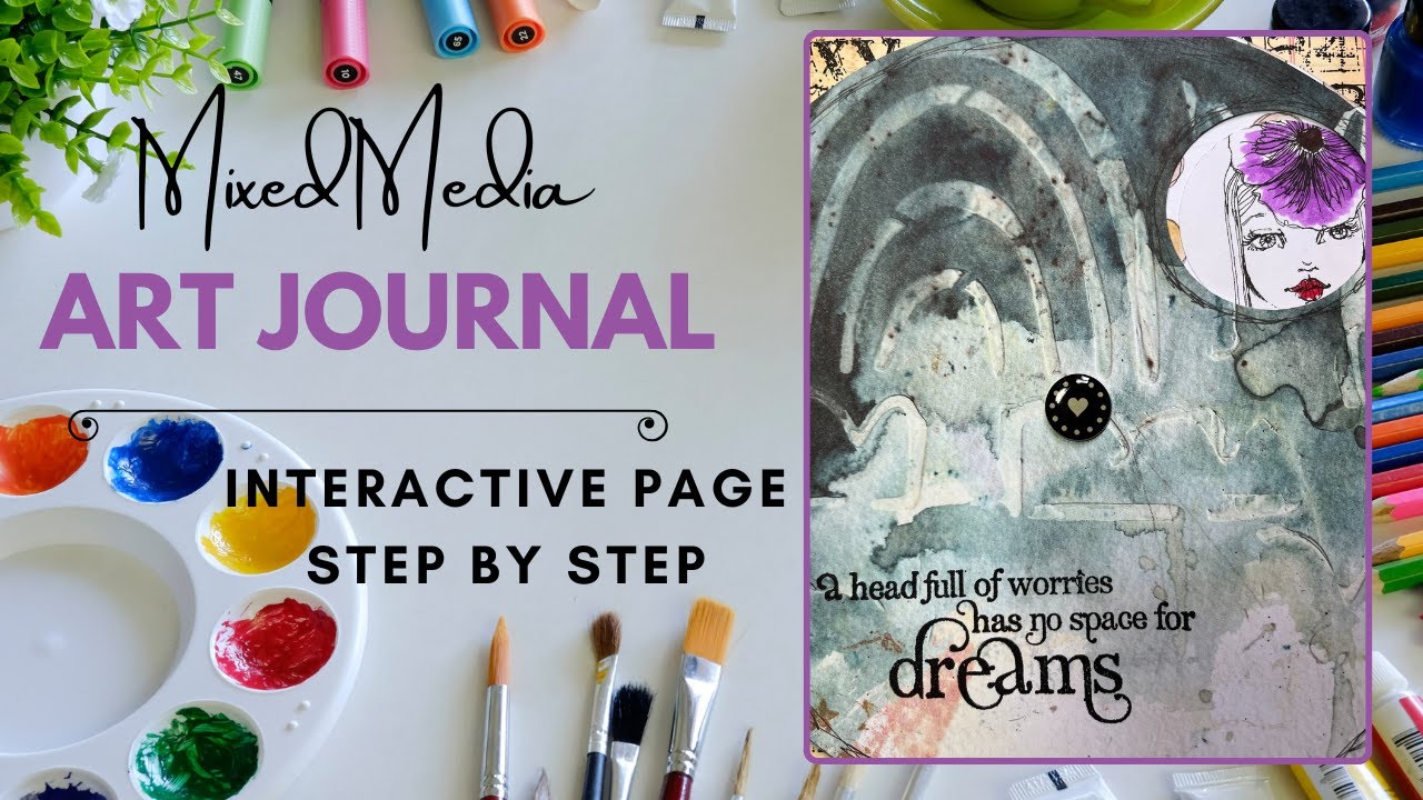 Mixed Media Monday | Interactive Moving Page! | Ledger Art Journal ...