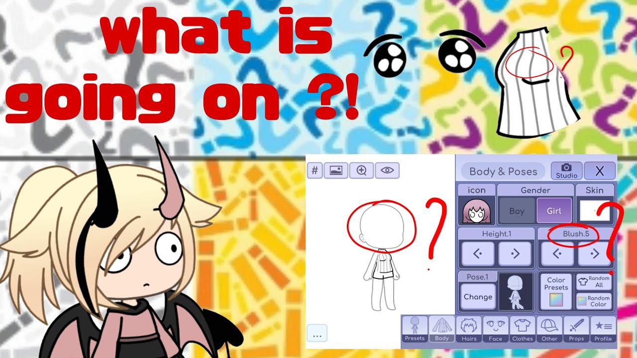 Something weird is going on in gacha life... - YouTube