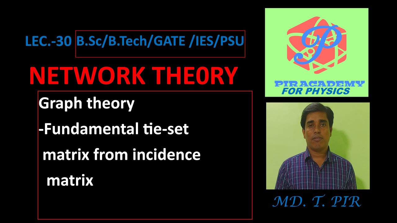 Obtain tie-set matrix from incident matrix/graph theory/network theory ...