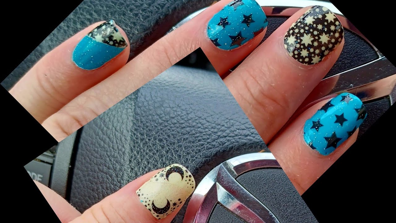 Halloween #14, 2022. Color Street Blue-dapest, OH My Stars!, & Star for ...