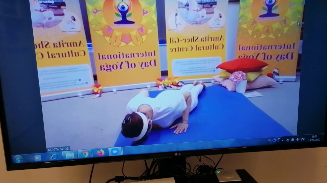 Ankita Sood Yoga Yoga Day 2020 Youtube