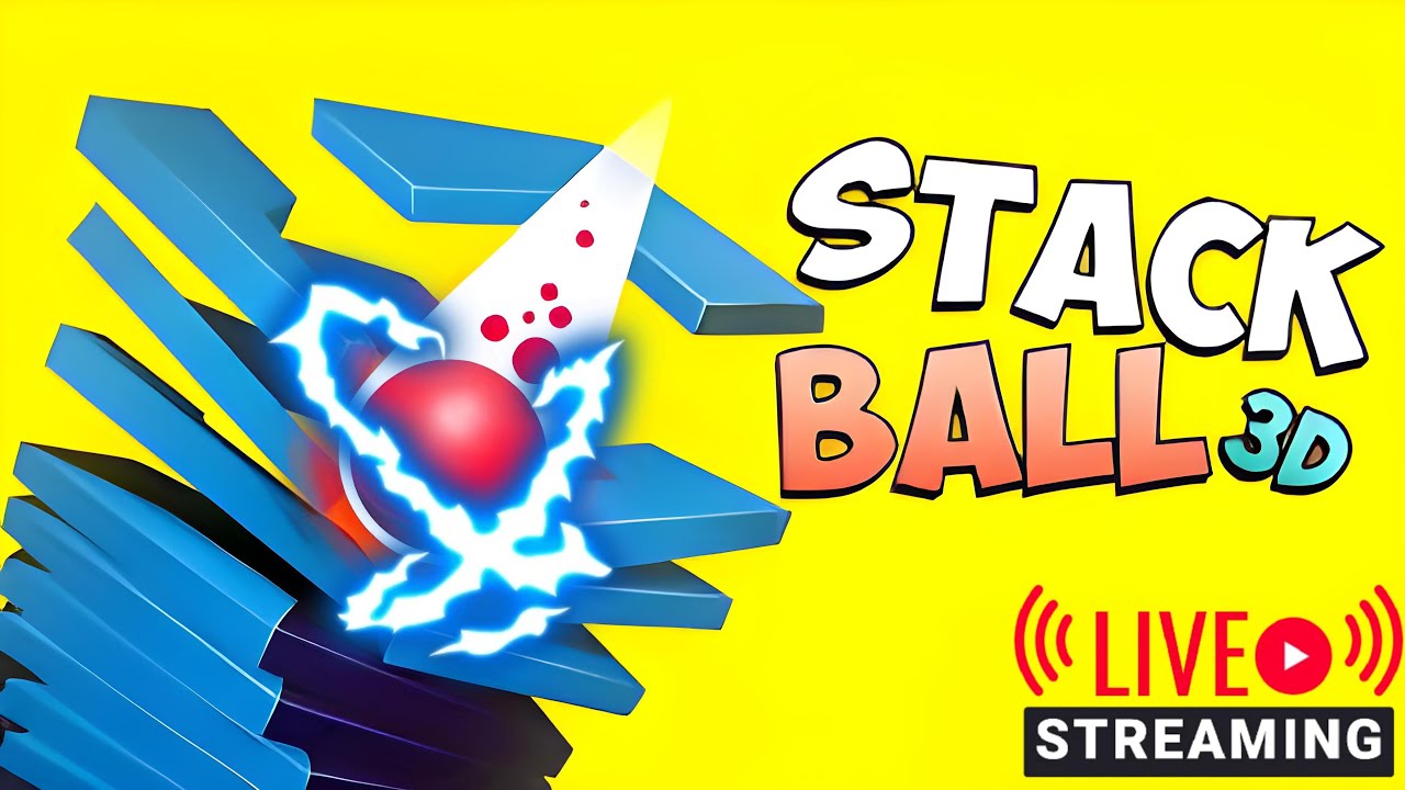 Stack Ball 3D #shortlived #live #livestreem #stackball3D - YouTube