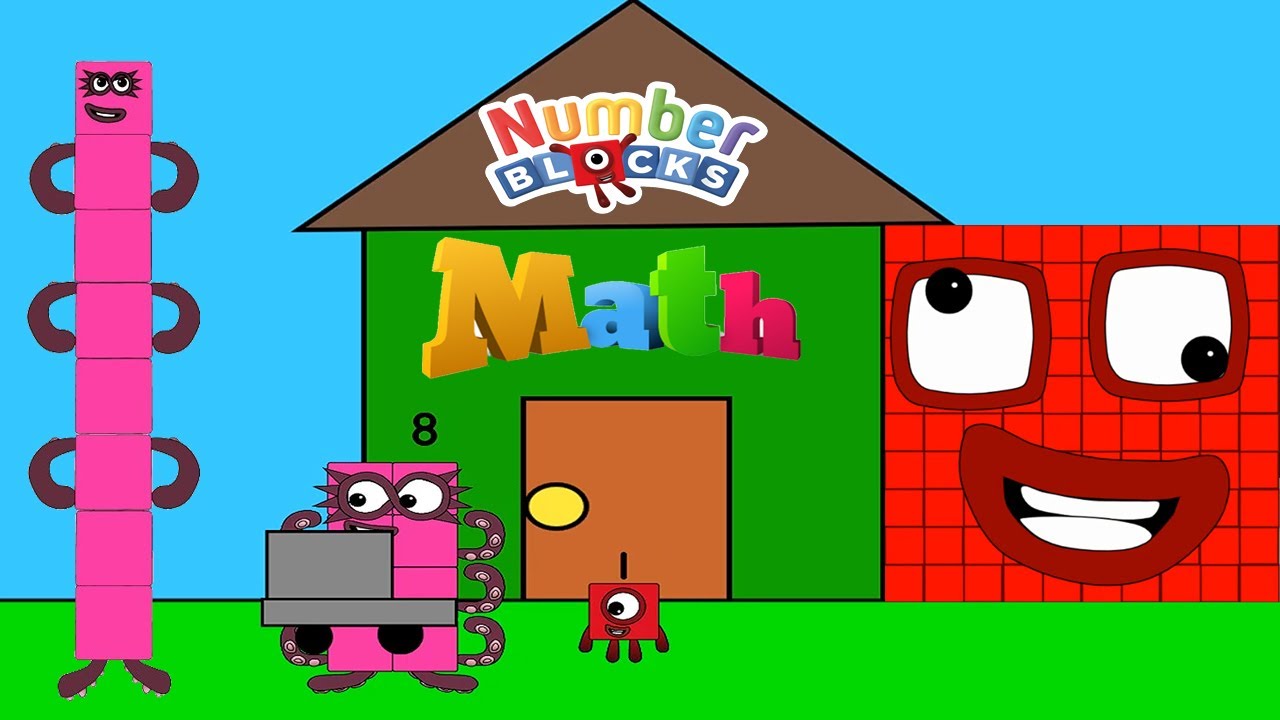 Numberblocks Octoblock And The Baby | 8 Misbehaves at McDonald's ...