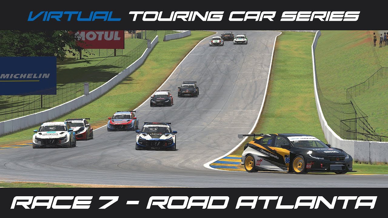 Virtual Touring Car Series | Race 7 - Road Atlanta - YouTube