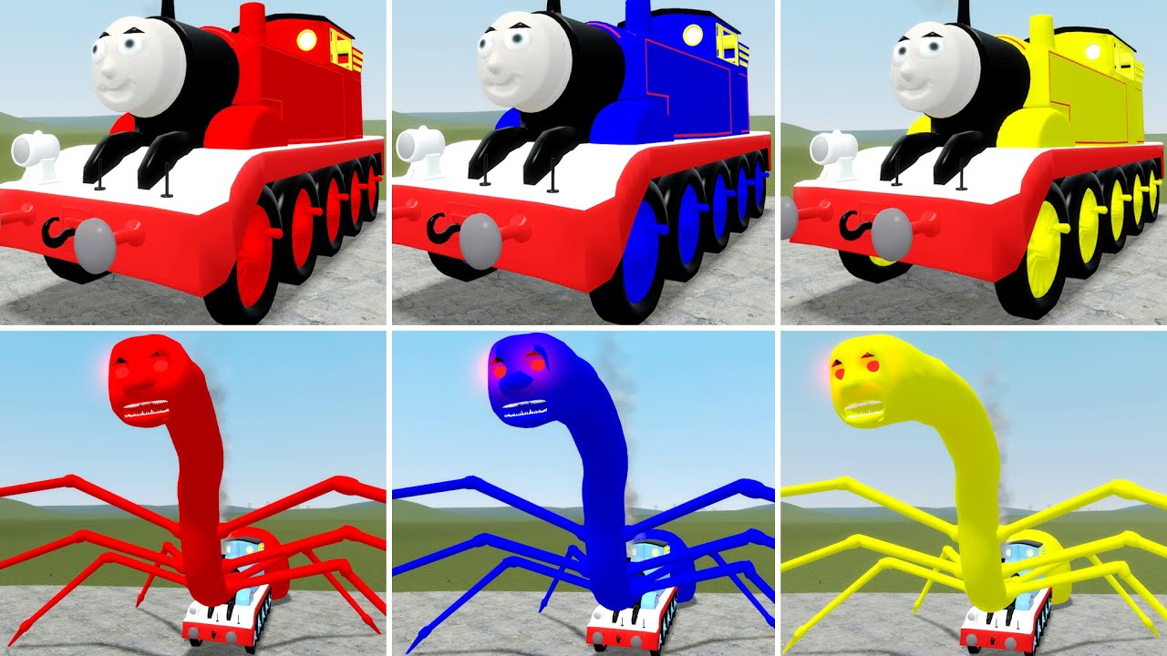 All Cursed Thomas Colors vs Charles Train Colors in Garry's Mod - YouTube