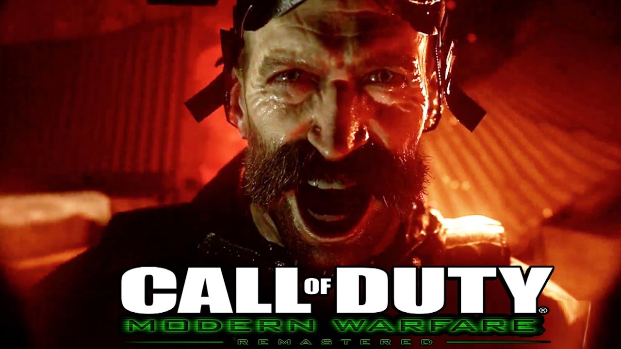 CALL OF DUTY MODERN WARFARE REMASTERED All Cutscenes Movie (Game Movie ...