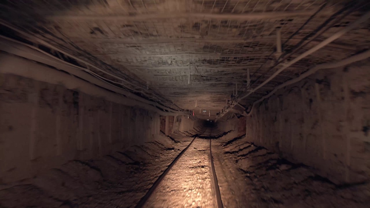 Riding a mantrip in an underground mine in 4K - YouTube