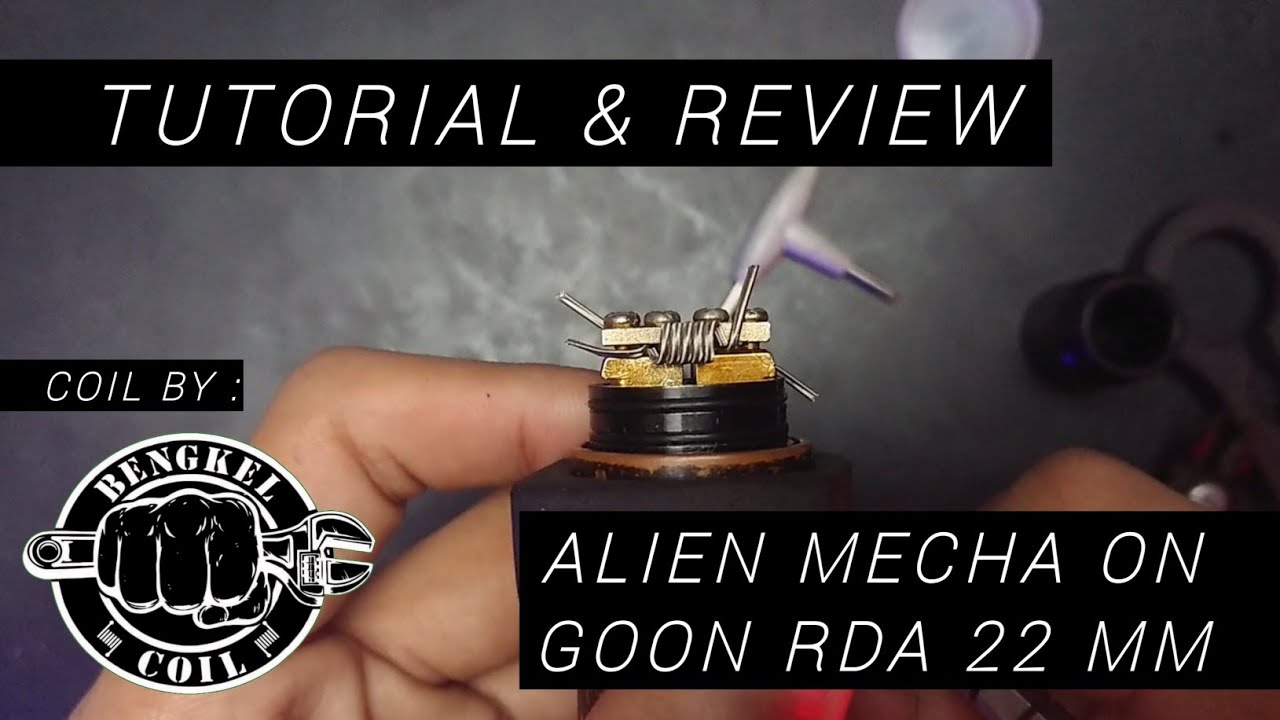 #vape #review #tutorial #coil #prebuild GOON 22 MM PAKE COIL INI ...