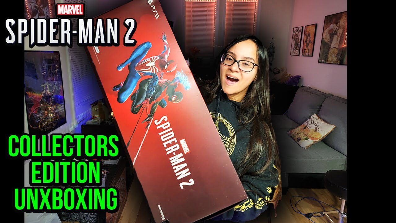 Spider-Man 2 Collector's Edition Unboxing (PS5 Face Plate's, DualSense ...