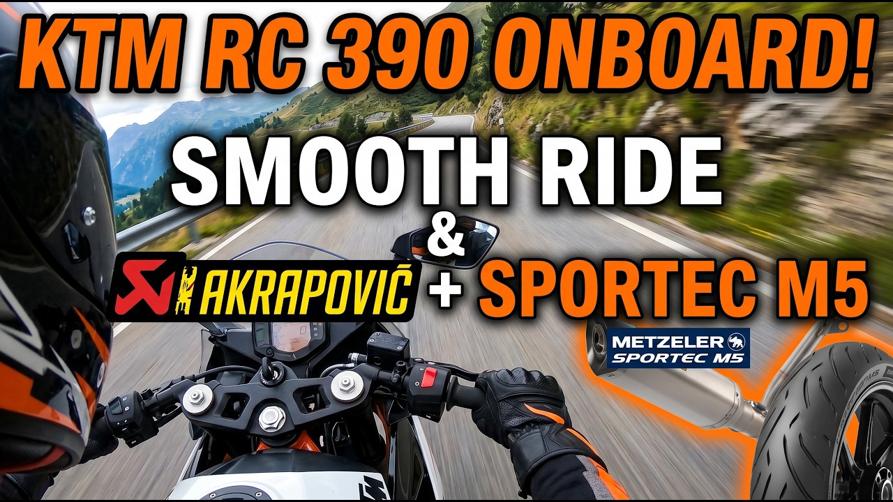 KTM RC 390 Onboard - Smooth Ride Akrapovic + Sportec M5 - YouTube