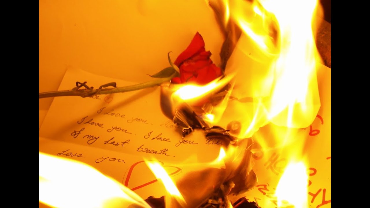 Burning Old Love Letters - YouTube