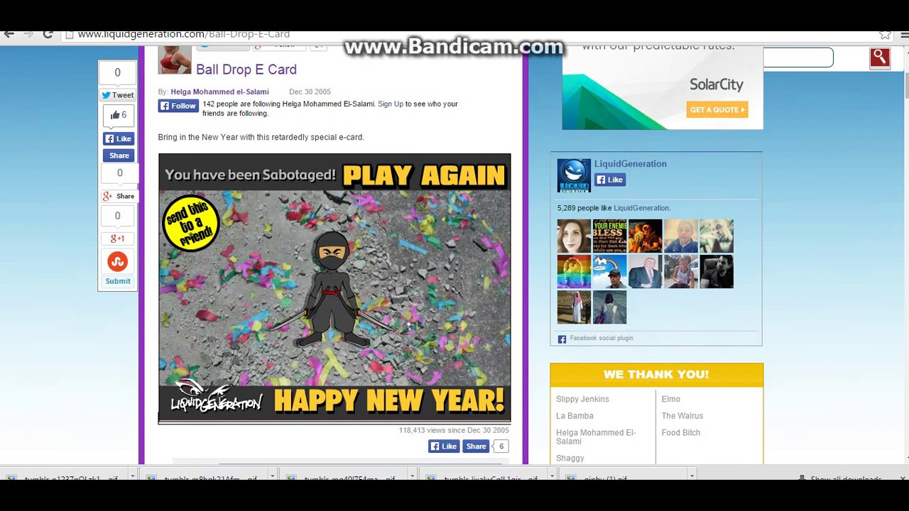ball drop e card - YouTube