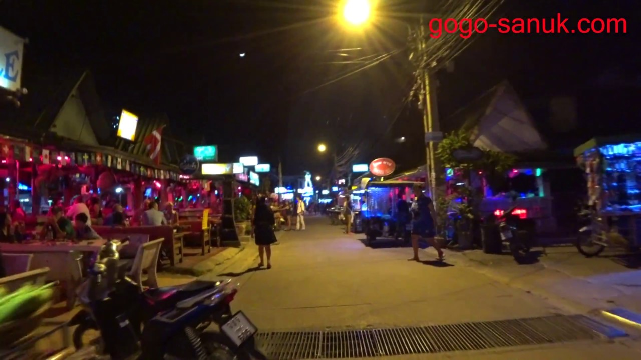 Beach Rd Soi8 and Soi7 and Soi13/1 and Soi13/2 Night time - YouTube