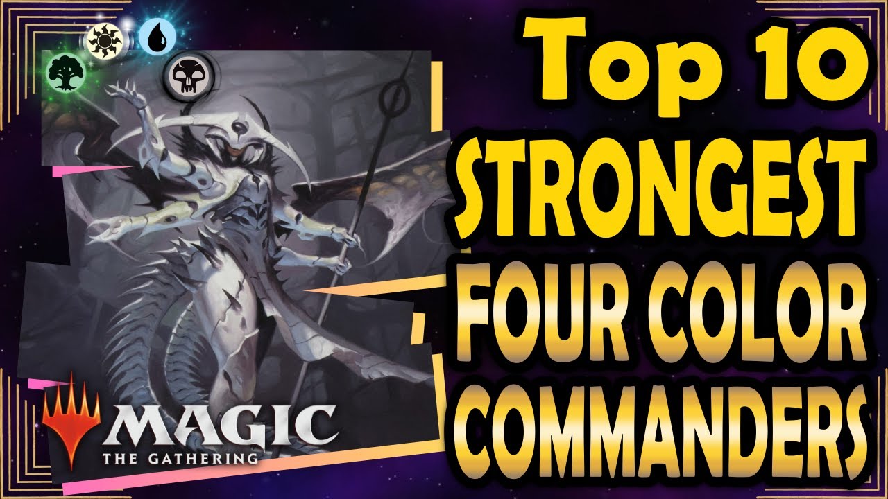 Top 10 Four Color Commanders - YouTube