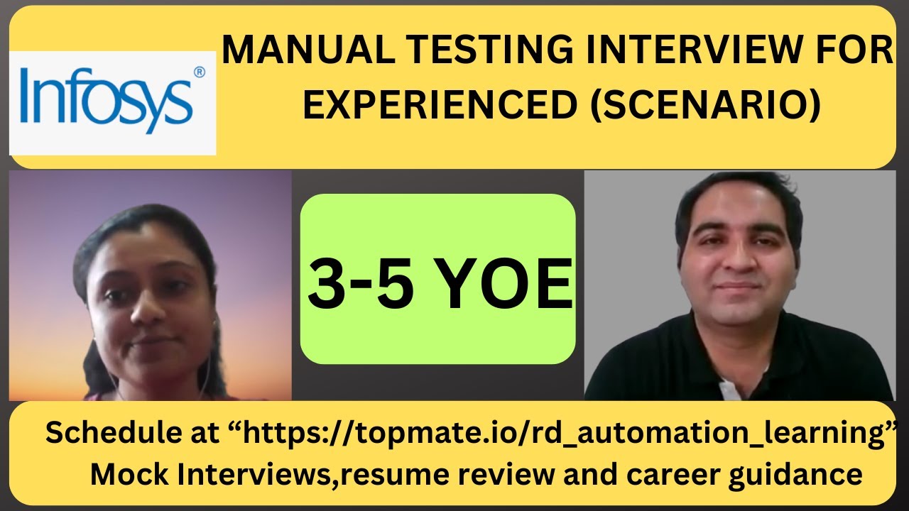 Manual Testing Interview Questions and Answers| Manual Testing Mock ...
