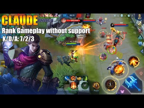 Claude Rank Gameplay without support - Lucky Point | Road to top1 global Squad Season 15